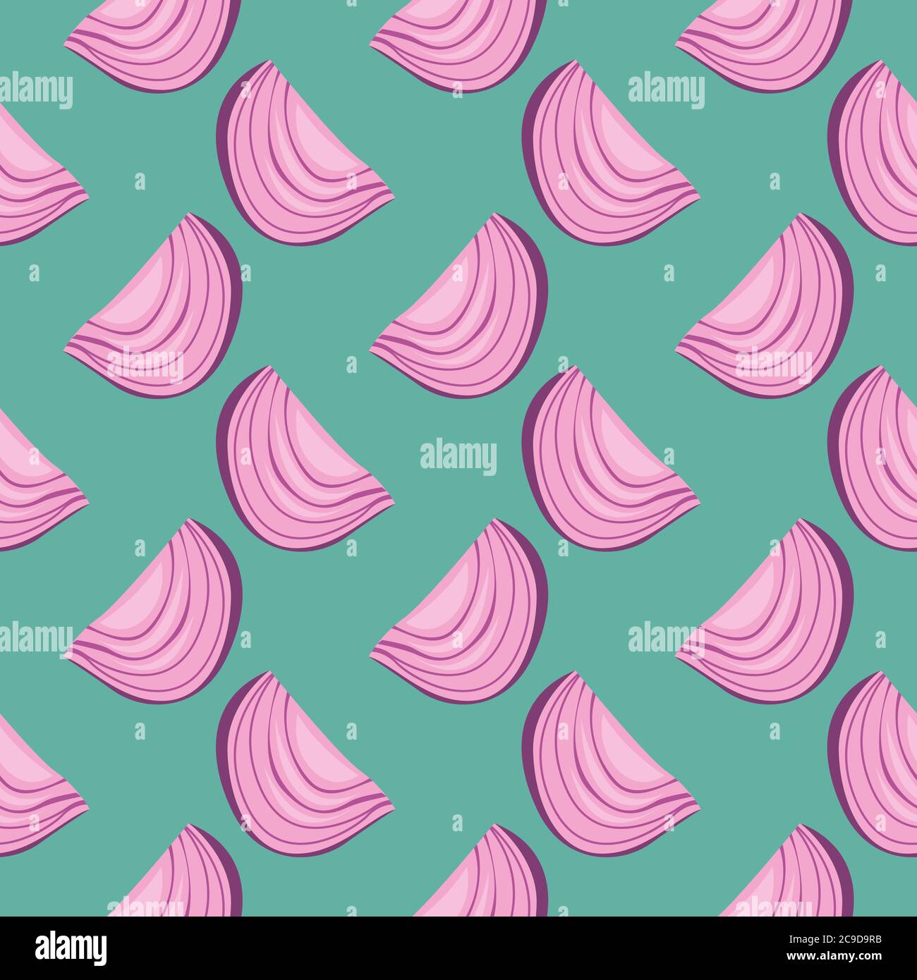 Sliced onion isolated on Stock Vector Images - Alamy
