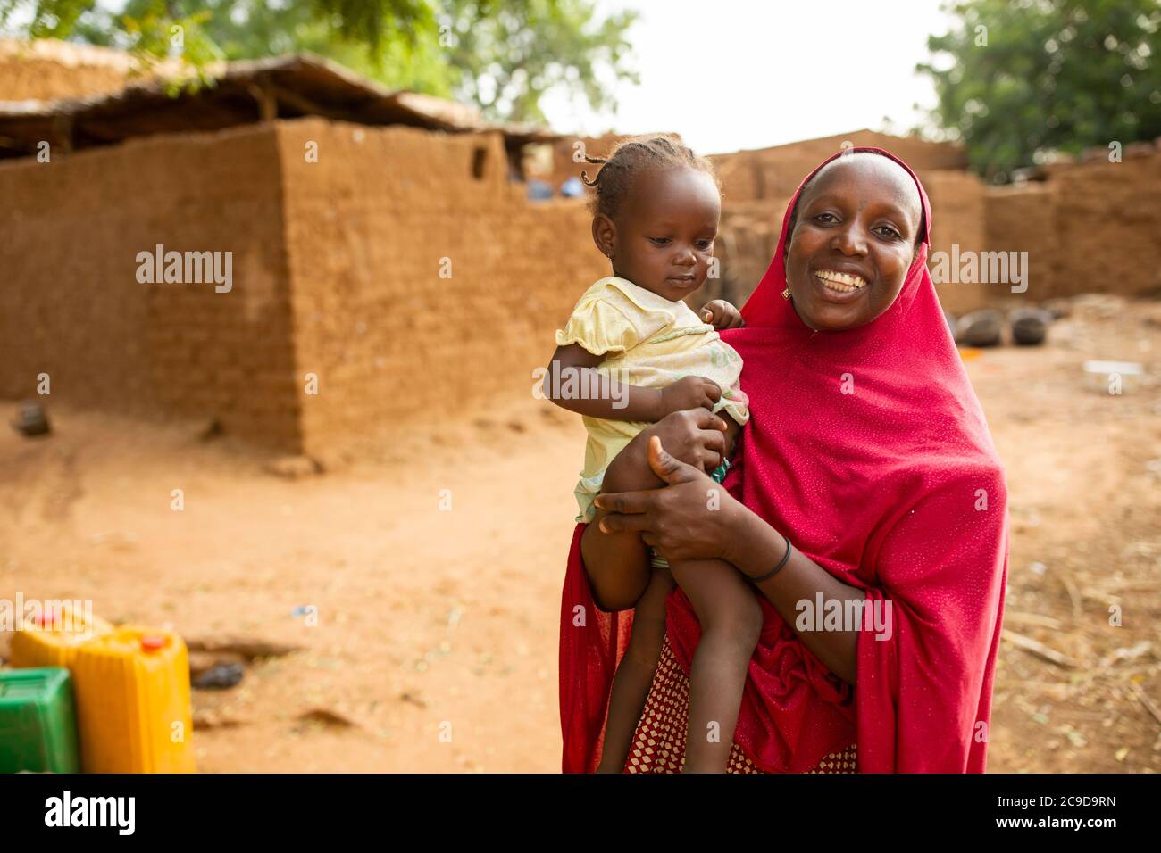 Chaudi Zakari (37) and her daughter Yahaya (12 months) have seen ...