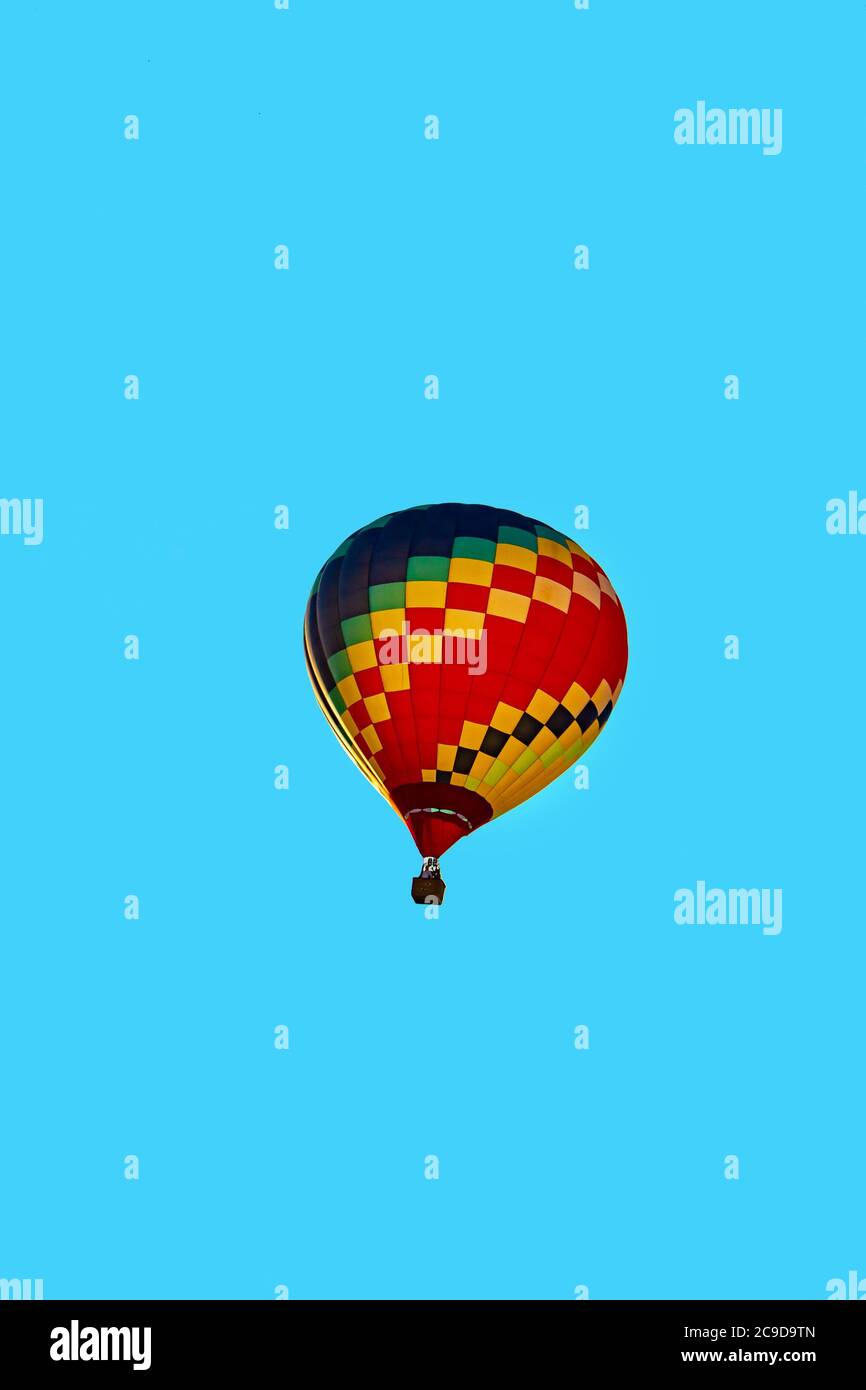 Beautiful colored balloons flying in hi-res stock photography and ...