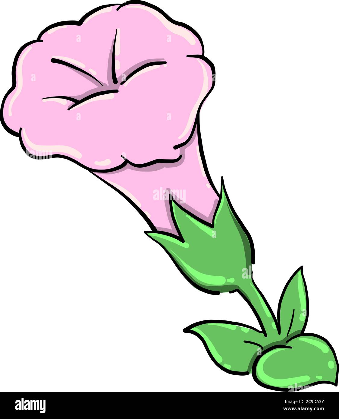 Frame pink rose flower Cut Out Stock Images & Pictures - Alamy