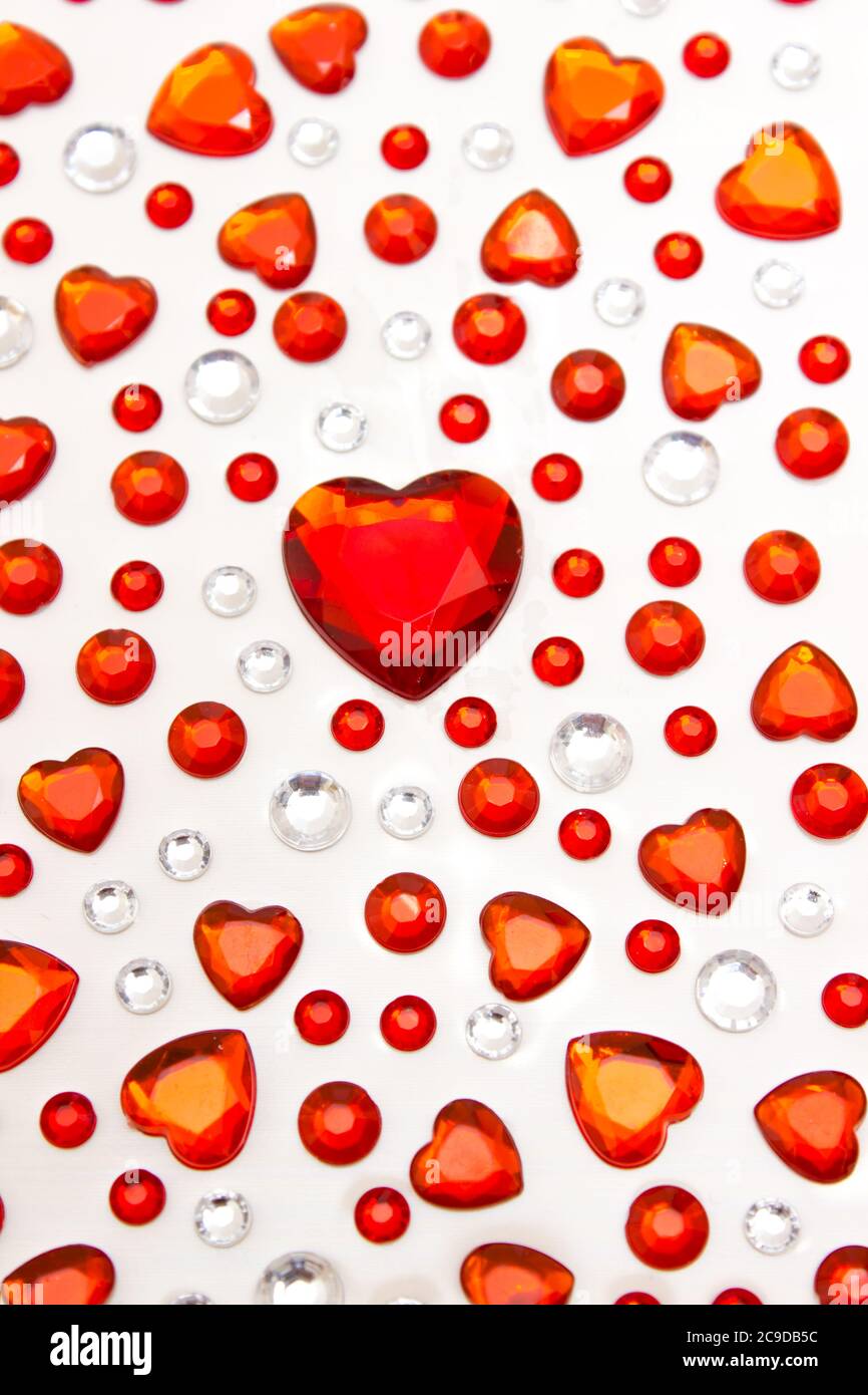 Set of heart symbol, parts for jewelry and hairpins - for hobbies ...