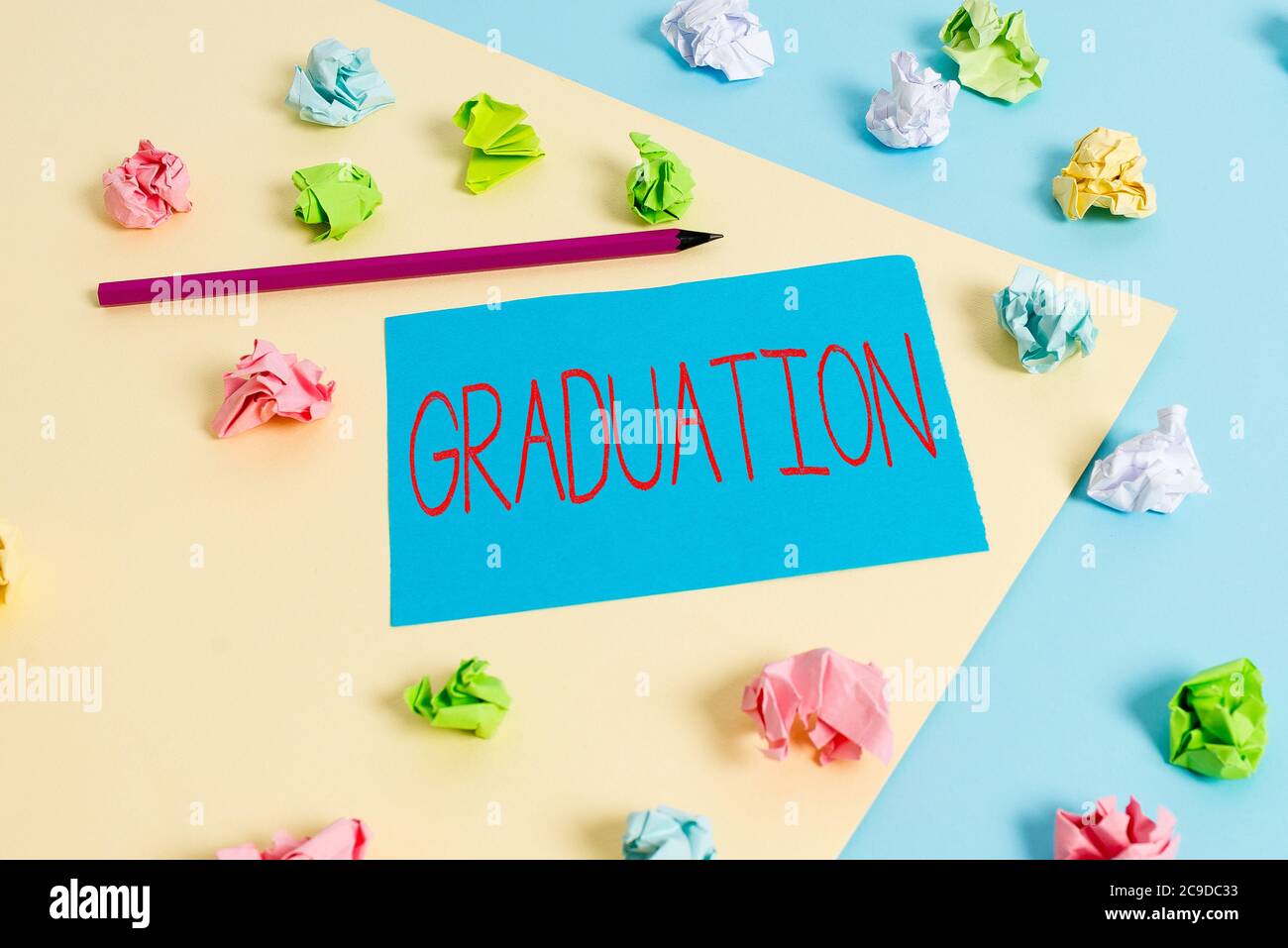 Writing note showing Graduation. Business concept for the award or ...