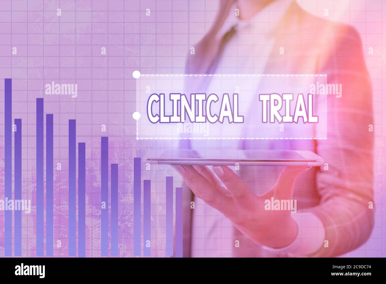 Handwriting text Clinical Trial. Conceptual photo evaluate the ...
