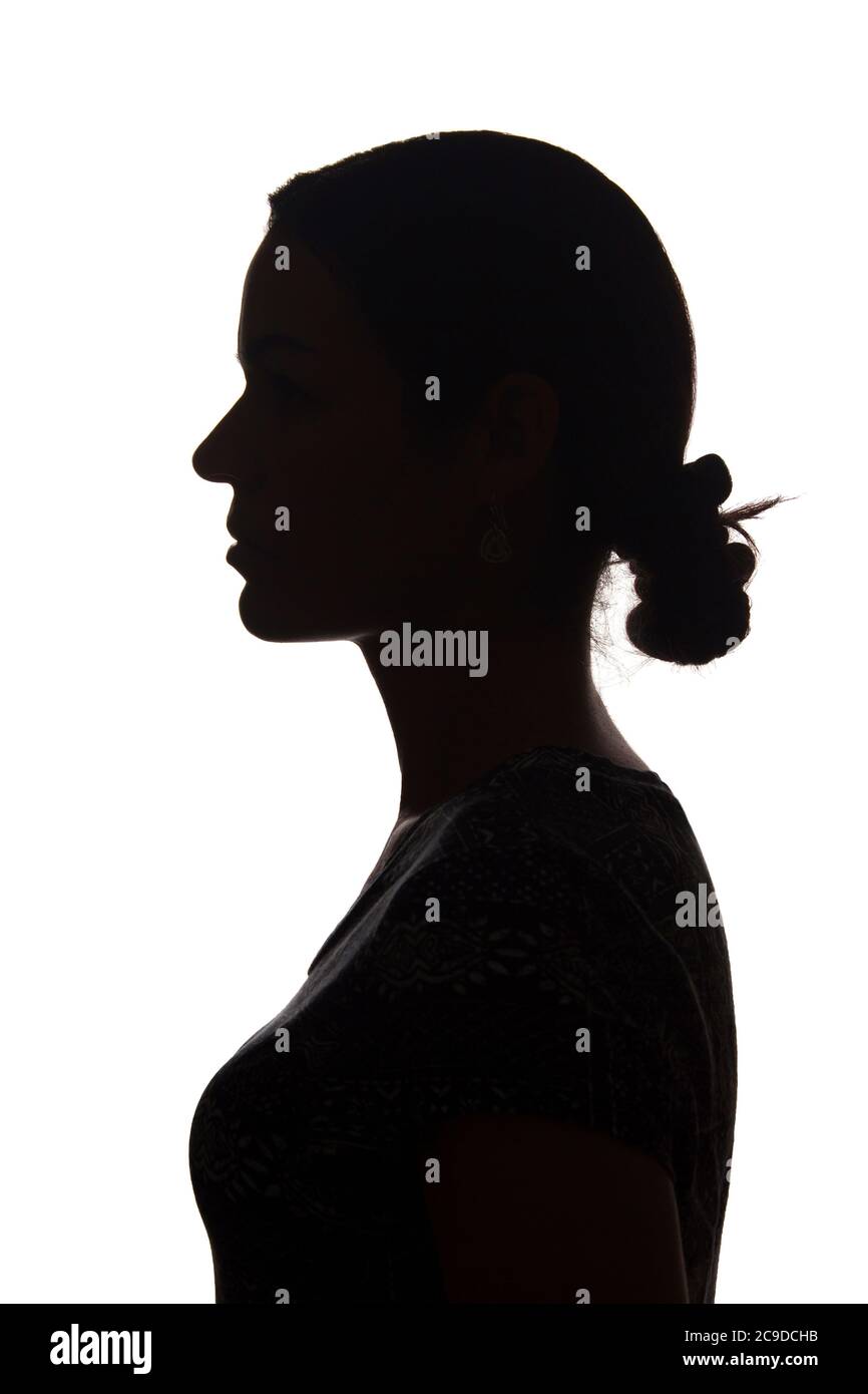 Female Side View Silhouette