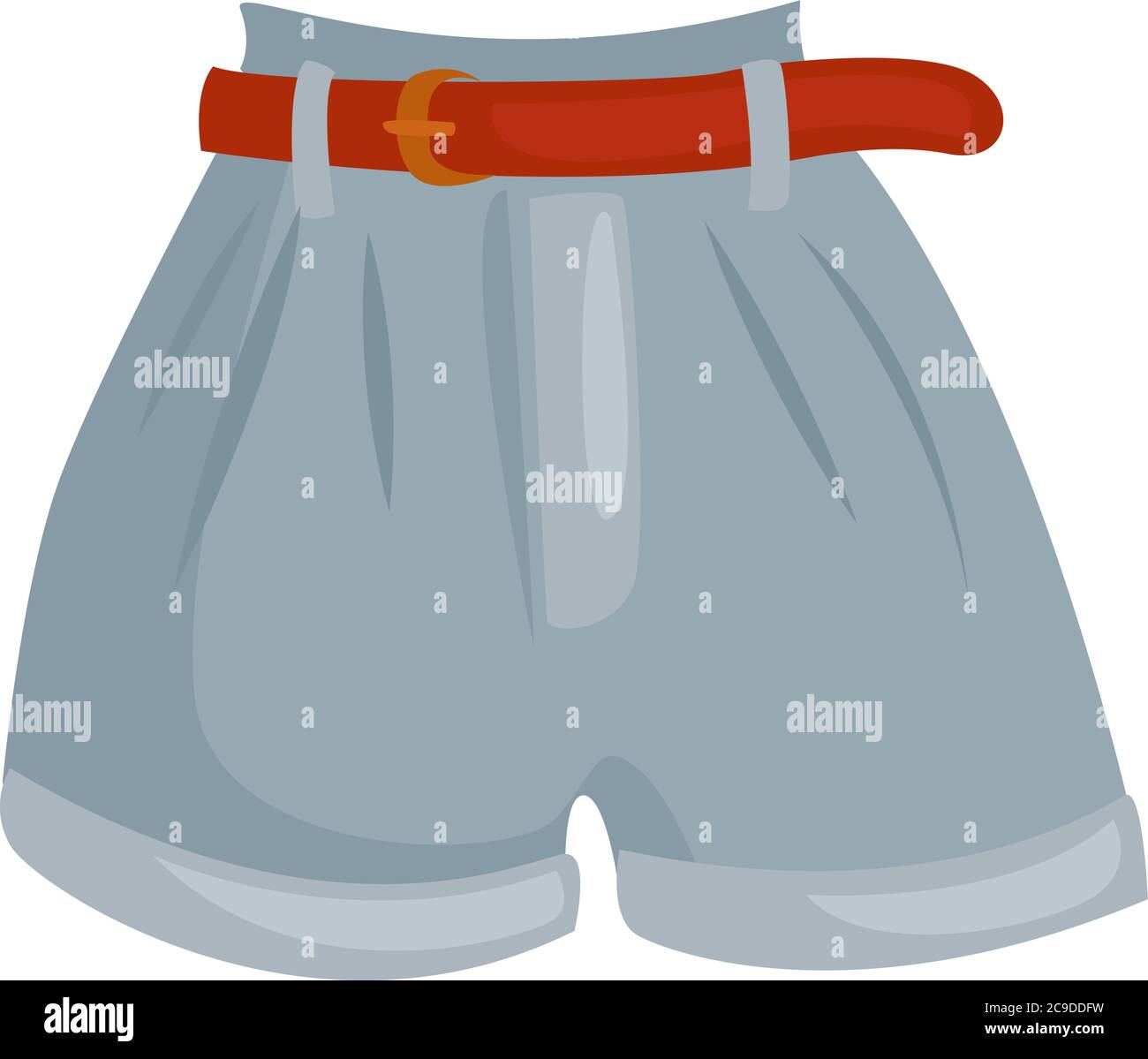Short shorts, illustration, vector on white background Stock Vector ...