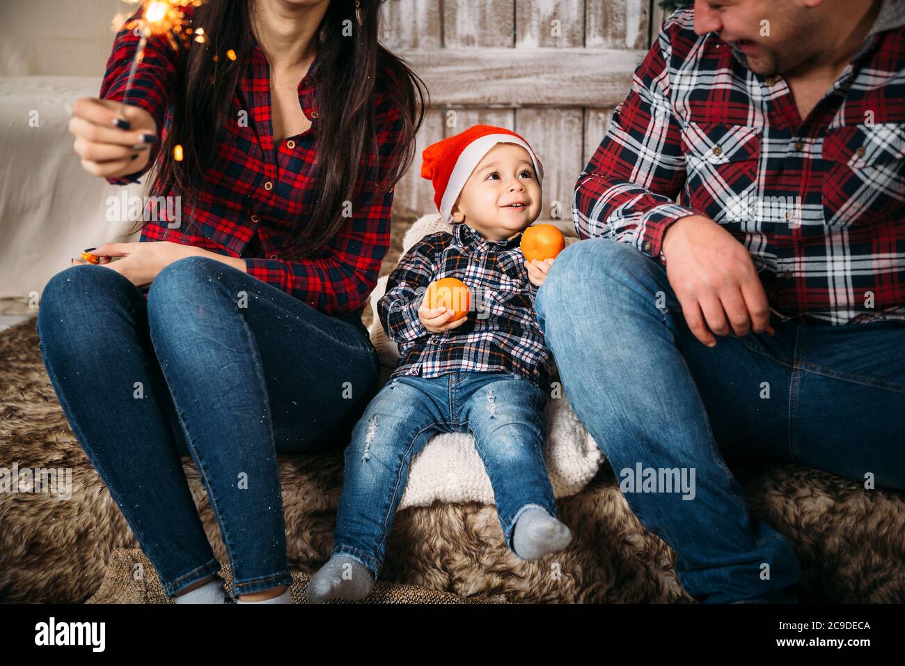 Santa family hi-res stock photography and images - Alamy