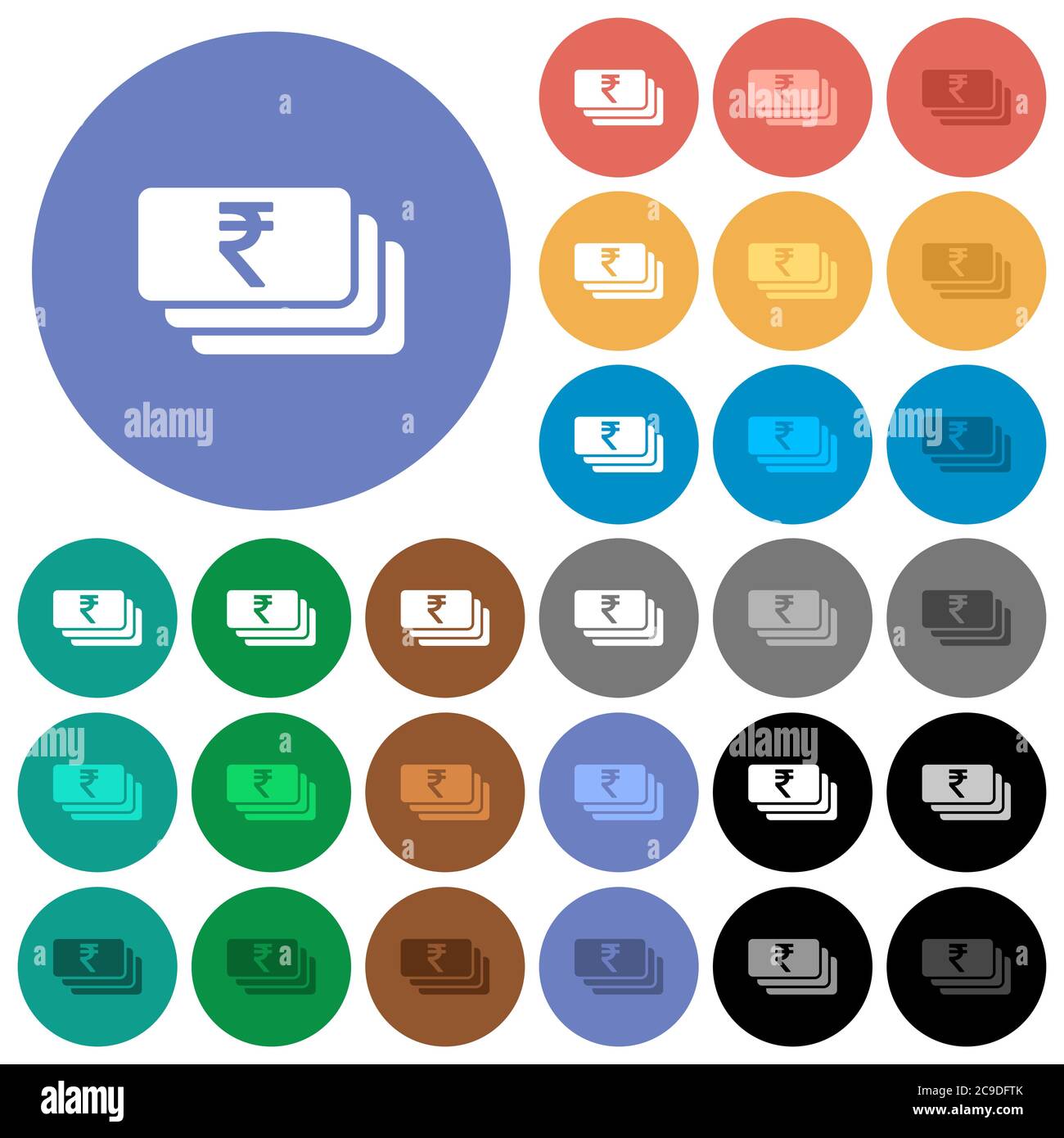 Indian currency rupee banknotes Stock Vector Images - Alamy
