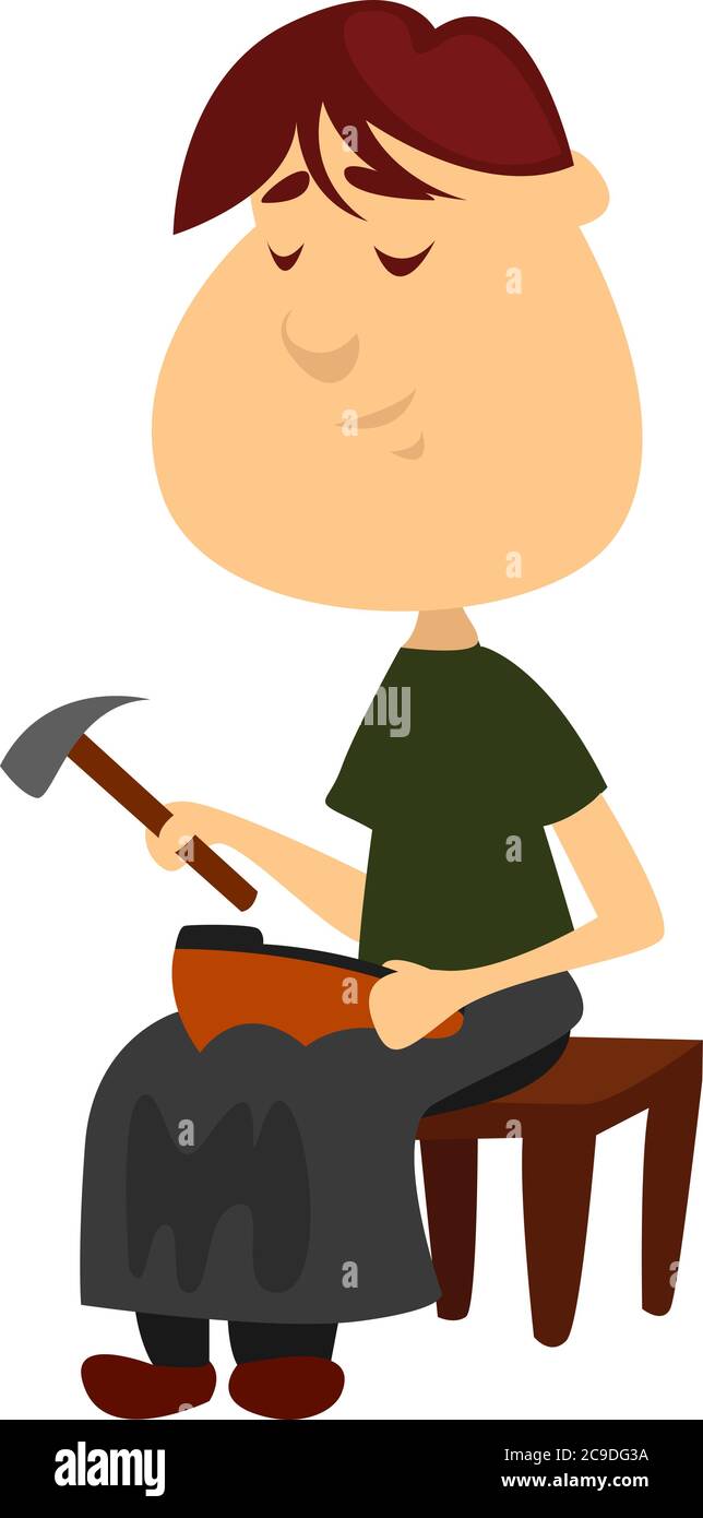 Cobbler repair Cut Out Stock Images & Pictures - Alamy