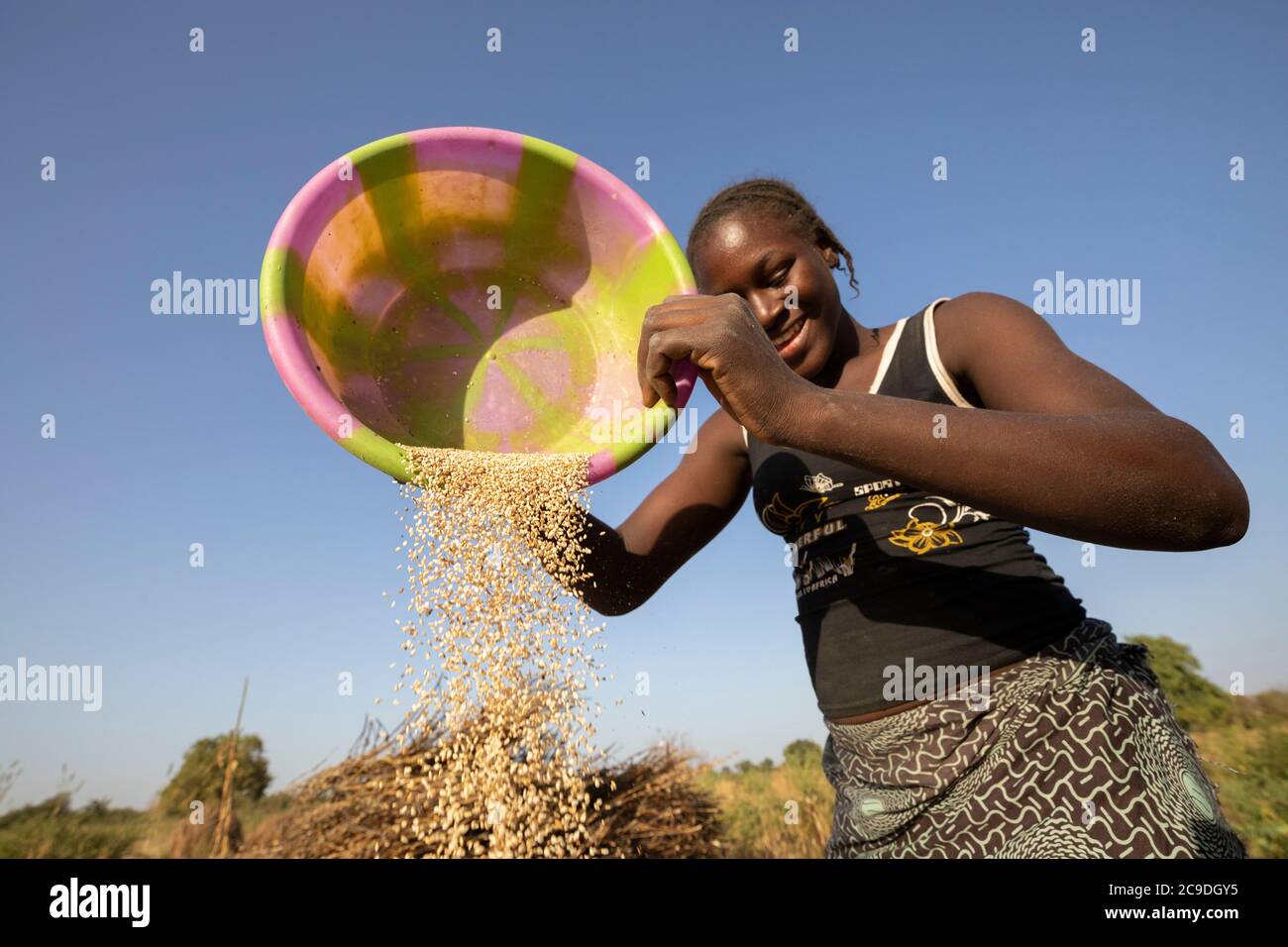 Winnowing sesame hi-res stock photography and images - Alamy