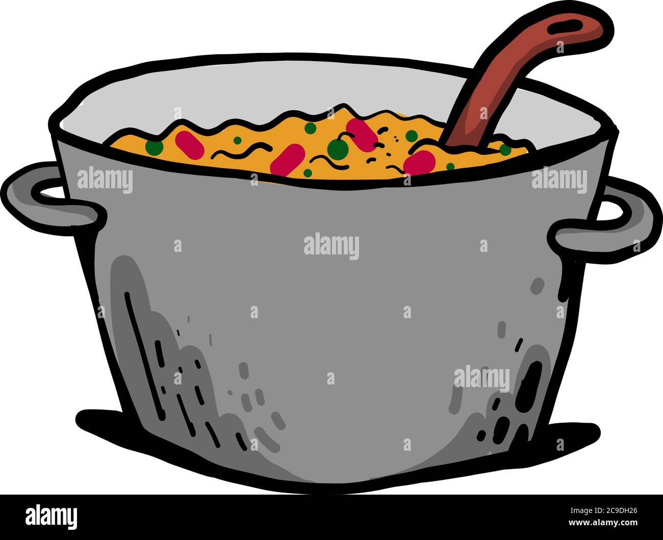Saucepan pot icon cartoon Cut Out Stock Images & Pictures - Alamy