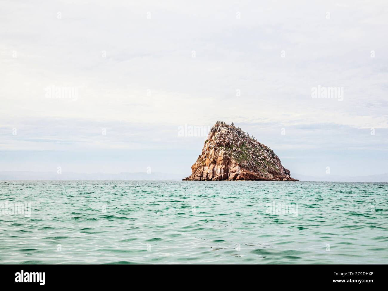 A small island off the West side of Isla Espiritu Santo, BCS, Mexico ...