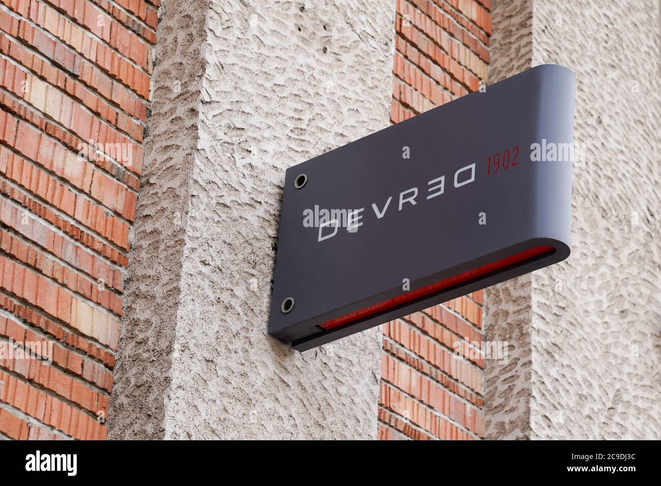 Bordeaux , Aquitaine / France - 07 25 2020 : Devred 1902 logo text and ...