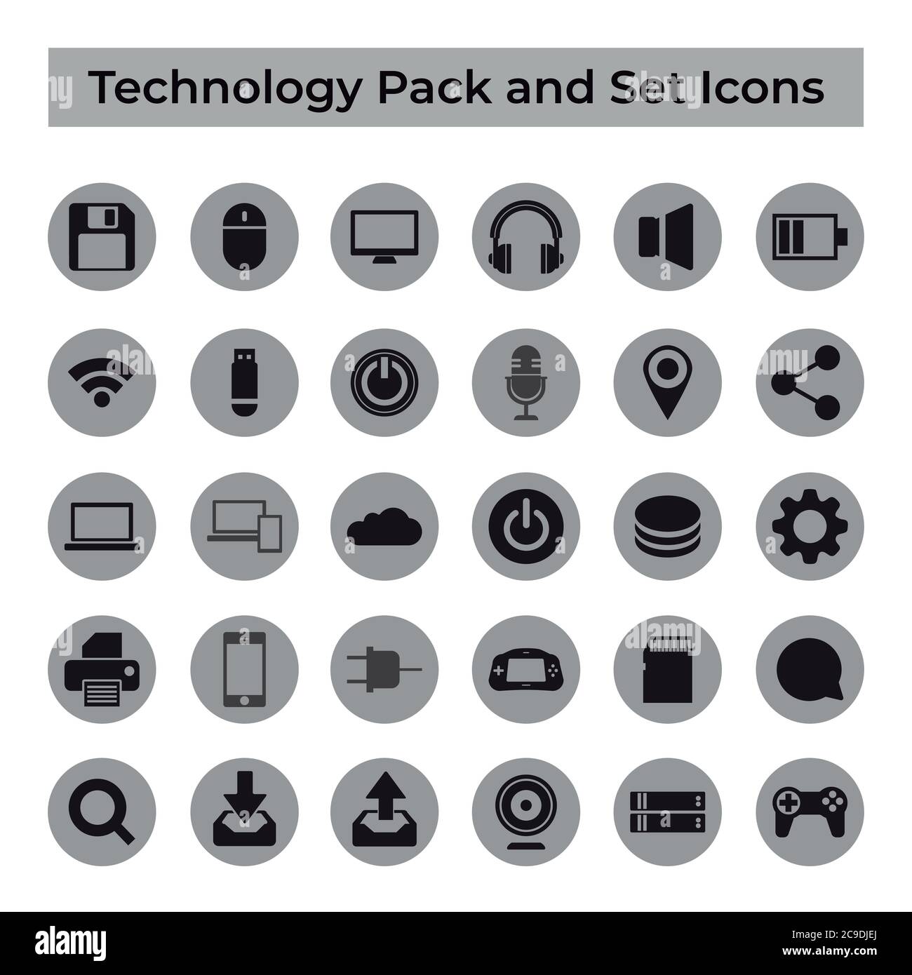 Set Of Icons, Quality Universal Pack, Big Icon Collection Vector Design ...