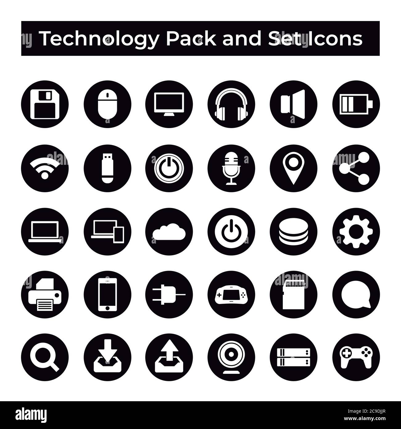 Set Of Icons, Quality Universal Pack, Big Icon Collection Vector Design ...