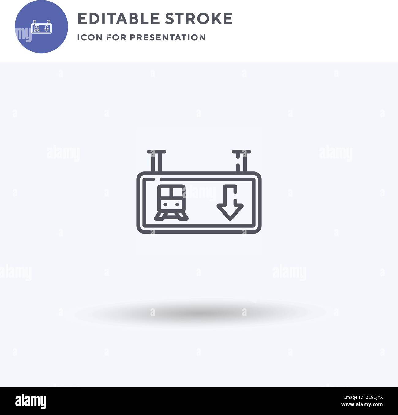 Arrival icon vector, filled flat sign, solid pictogram isolated on ...