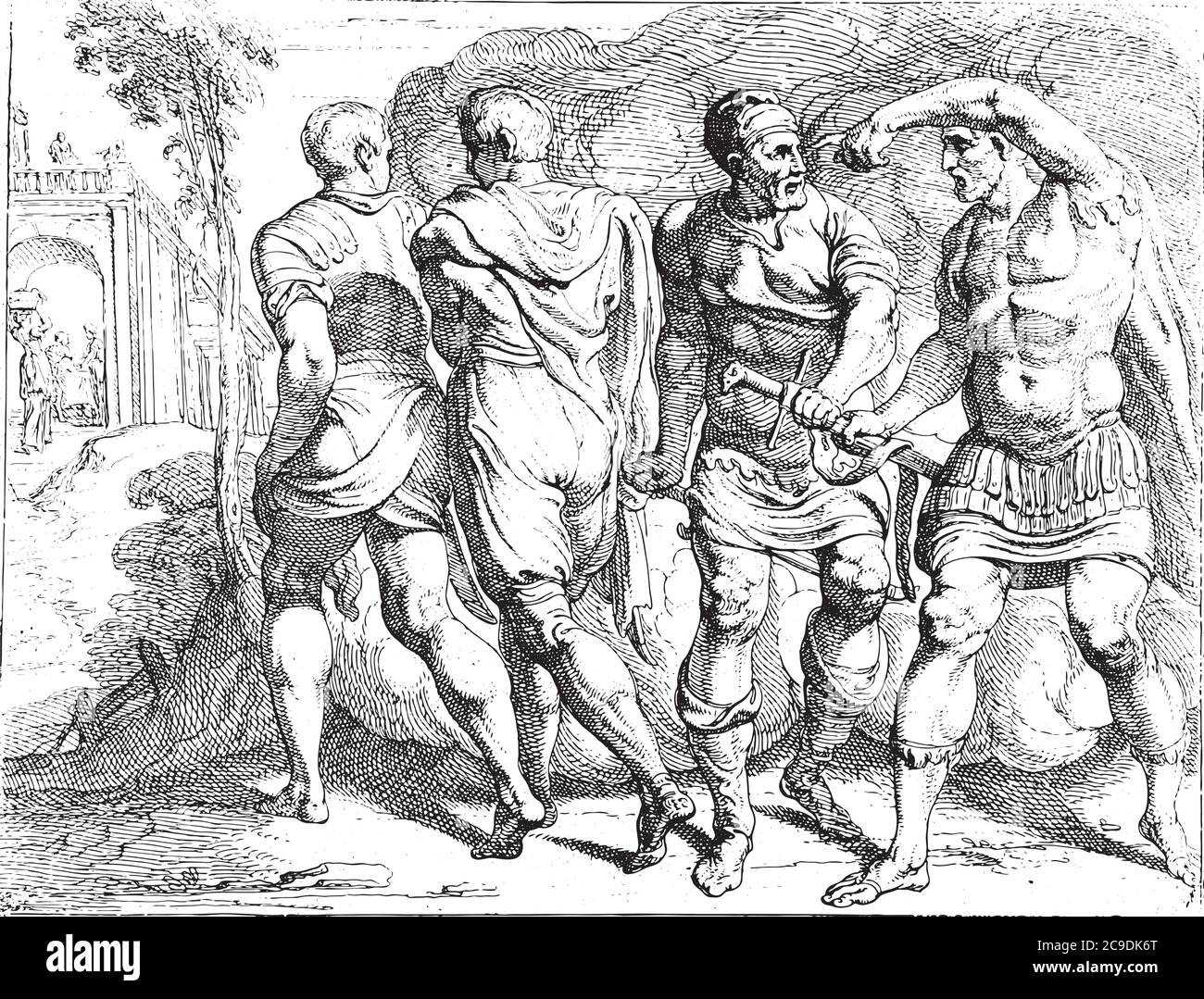 Telemachus From The Odyssey Drawing