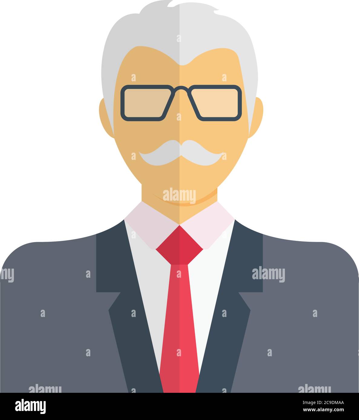 Old Man Male Avatar User Stock Vector Images - Alamy