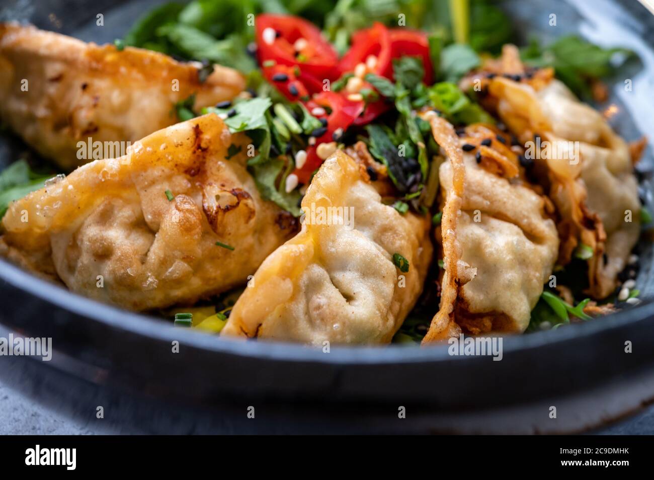 Deep fried dumplings vietnam hi-res stock photography and images - Alamy