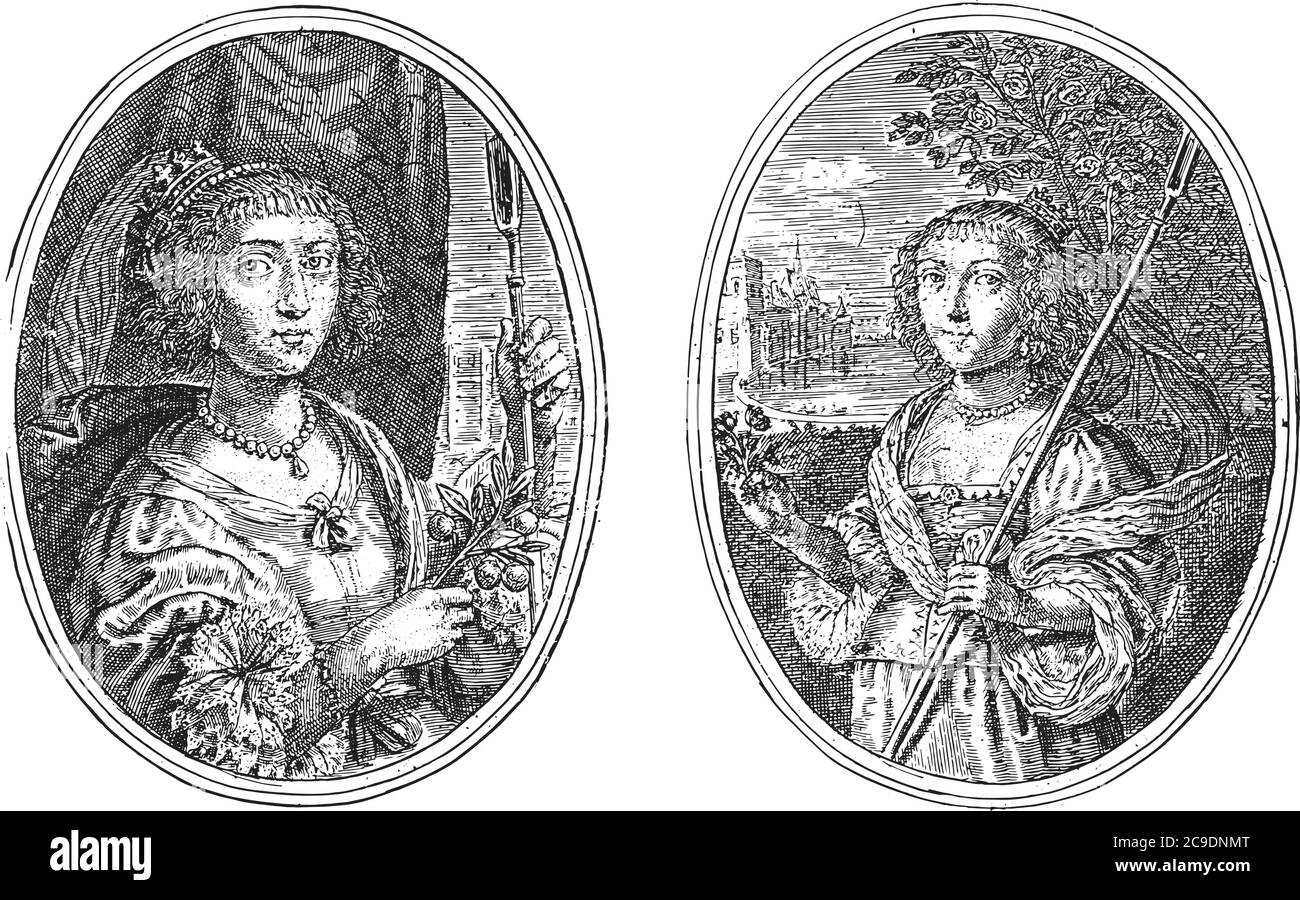 Maria henrietta stuart Stock Vector Images - Alamy