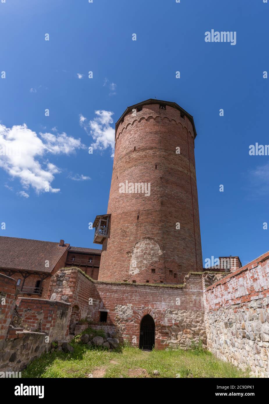 Turaida Castle, a medieval castle in Turaida, within the Gauja National ...