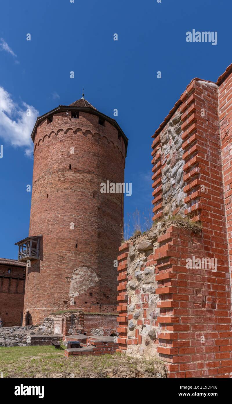 Turaida Castle, a medieval castle in Turaida, within the Gauja National ...