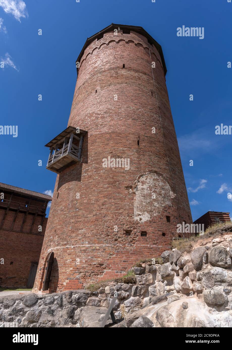 Turaida Castle, a medieval castle in Turaida, within the Gauja National ...