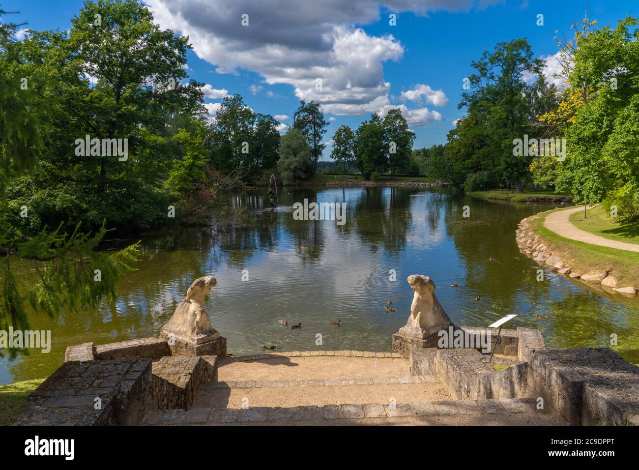 Cesis Castle, one of the most iconic medieval castles in Latvia. The ...