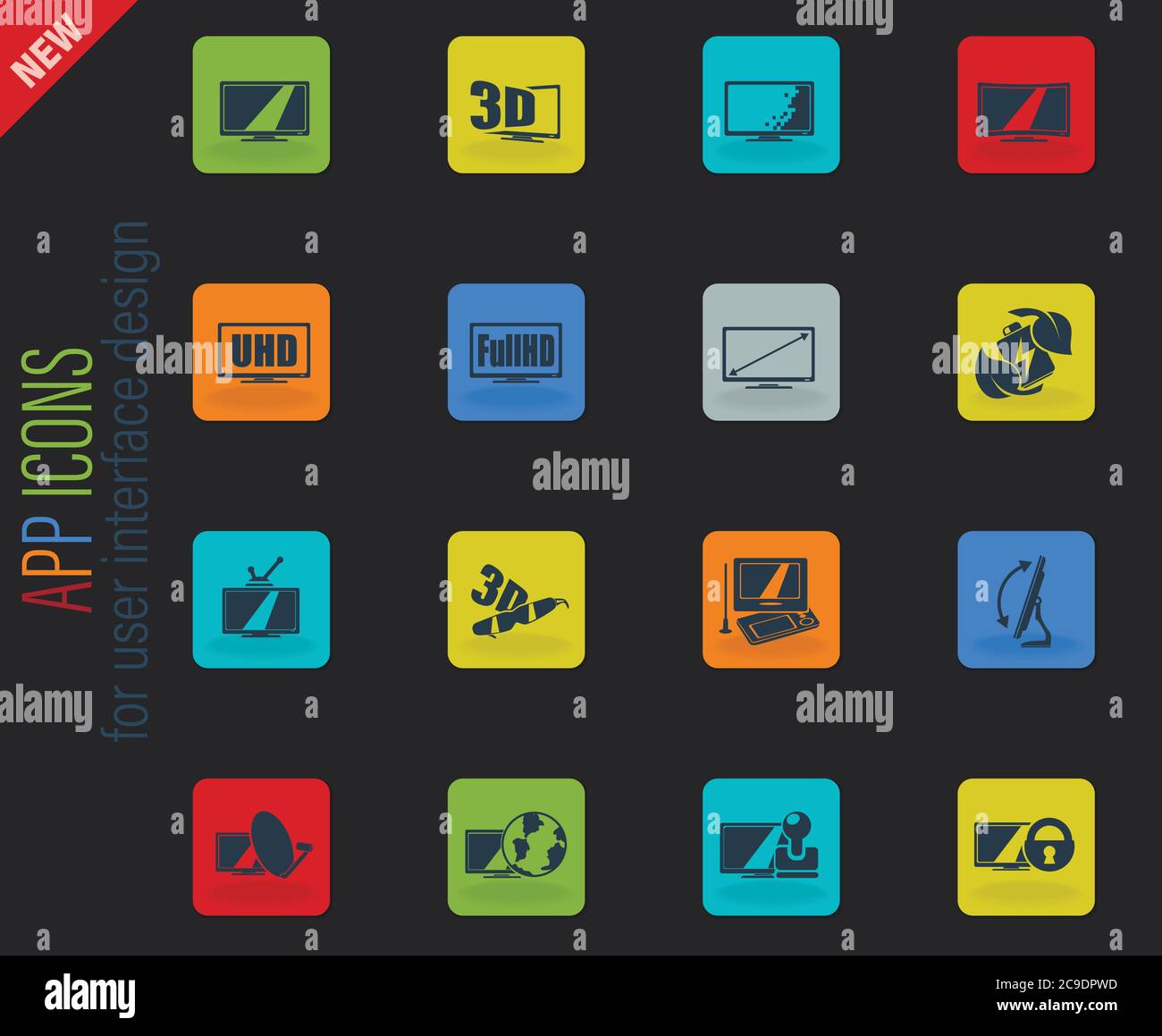 Full hd video Stock Vector Images - Alamy