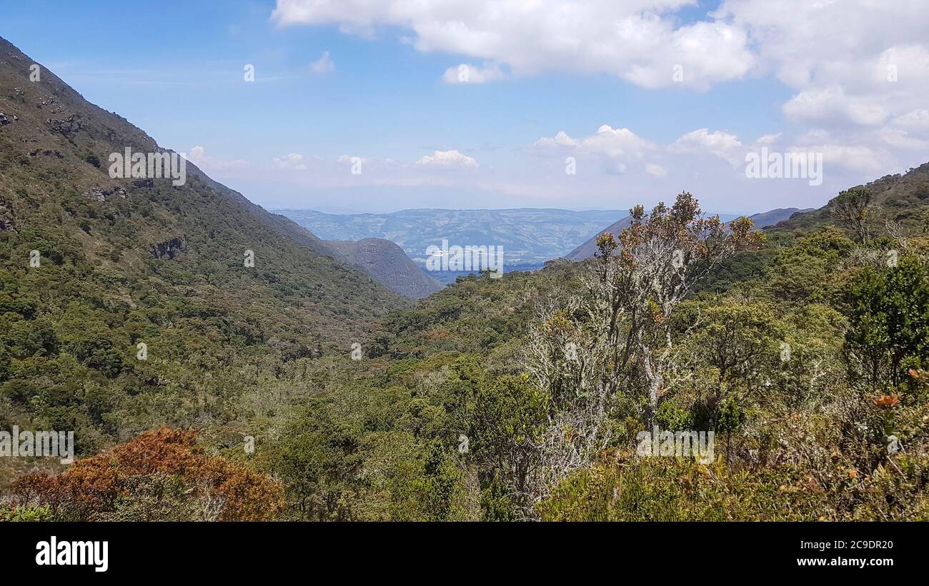 Andes scenery around Lake Iguaque in Colombia Stock Photo - Alamy