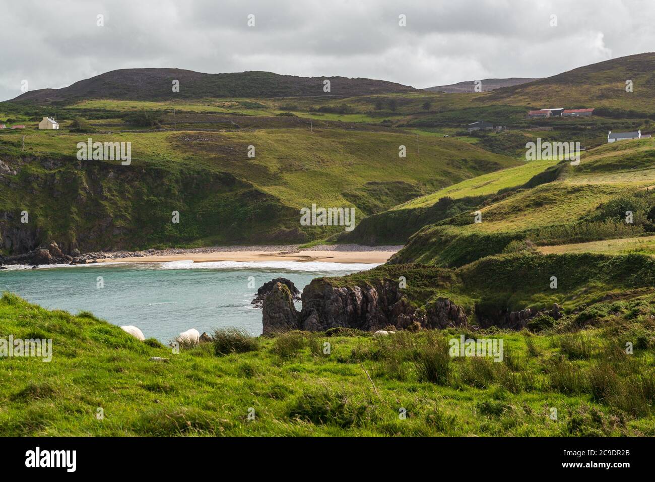 The Fanad Peninsula in Donegal, West Coast of Ireland. Wild Atlantic ...