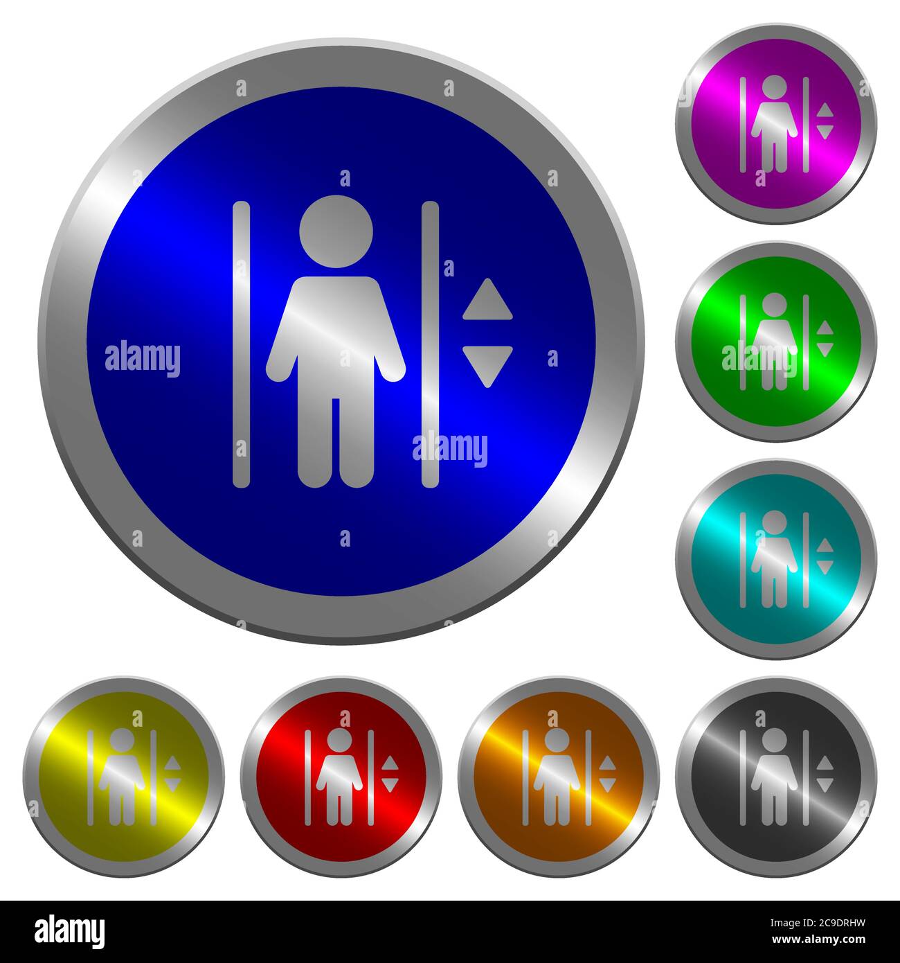 Elevator buttons bright hi-res stock photography and images - Alamy