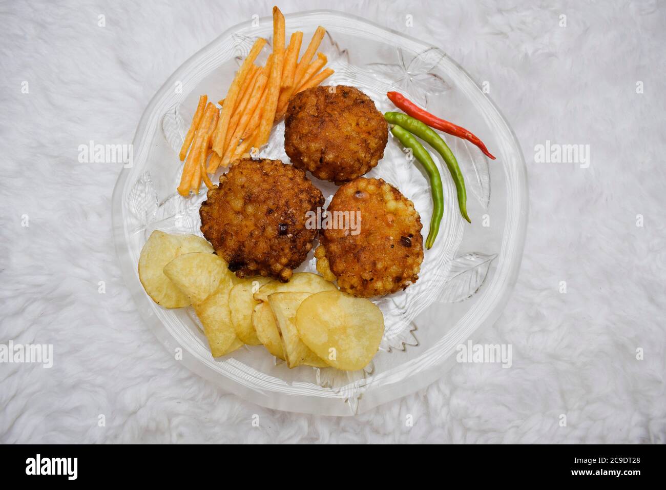 Delicious home cooked Sabudana or Sago vada a popular deep fried ...