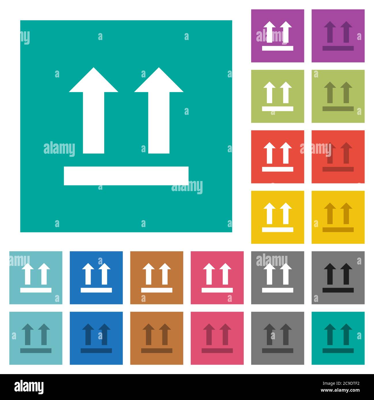 Symbols on side cardboard box hi-res stock photography and images - Alamy