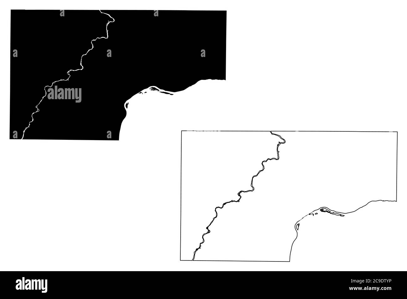 Map of muscatine Stock Vector Images - Alamy