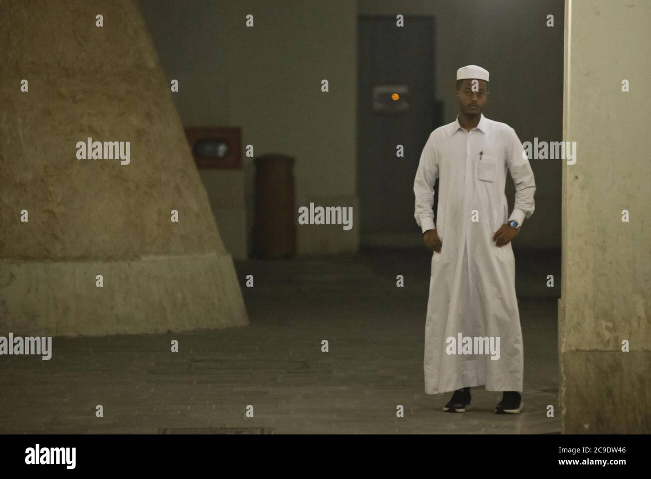 Muslim young man in Souq Waqif, Doha, Qatar Stock Photo - Alamy