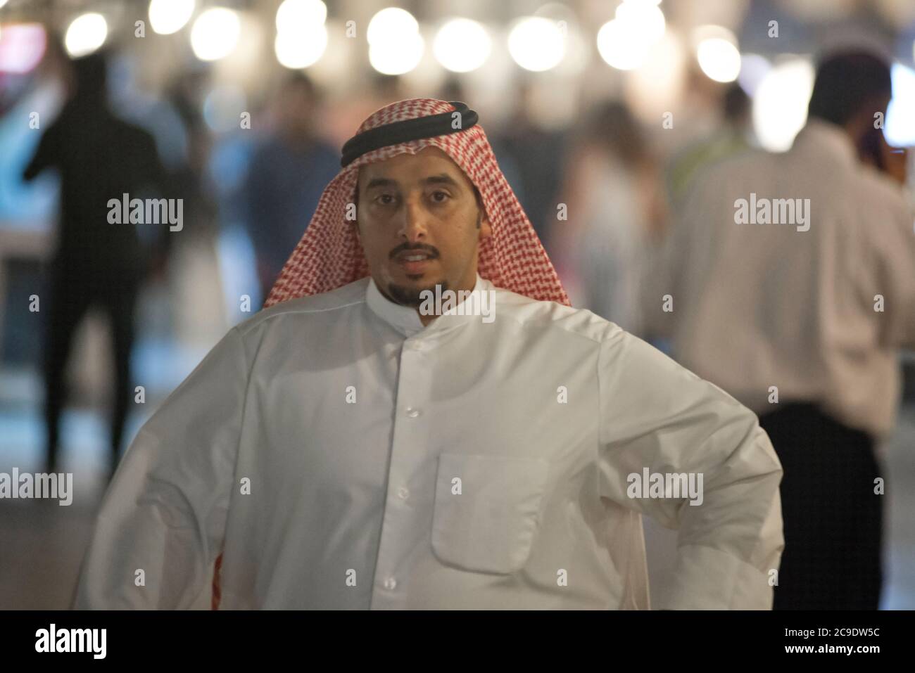 Saudi young man in Souq Waqif, Doha, Qatar Stock Photo - Alamy