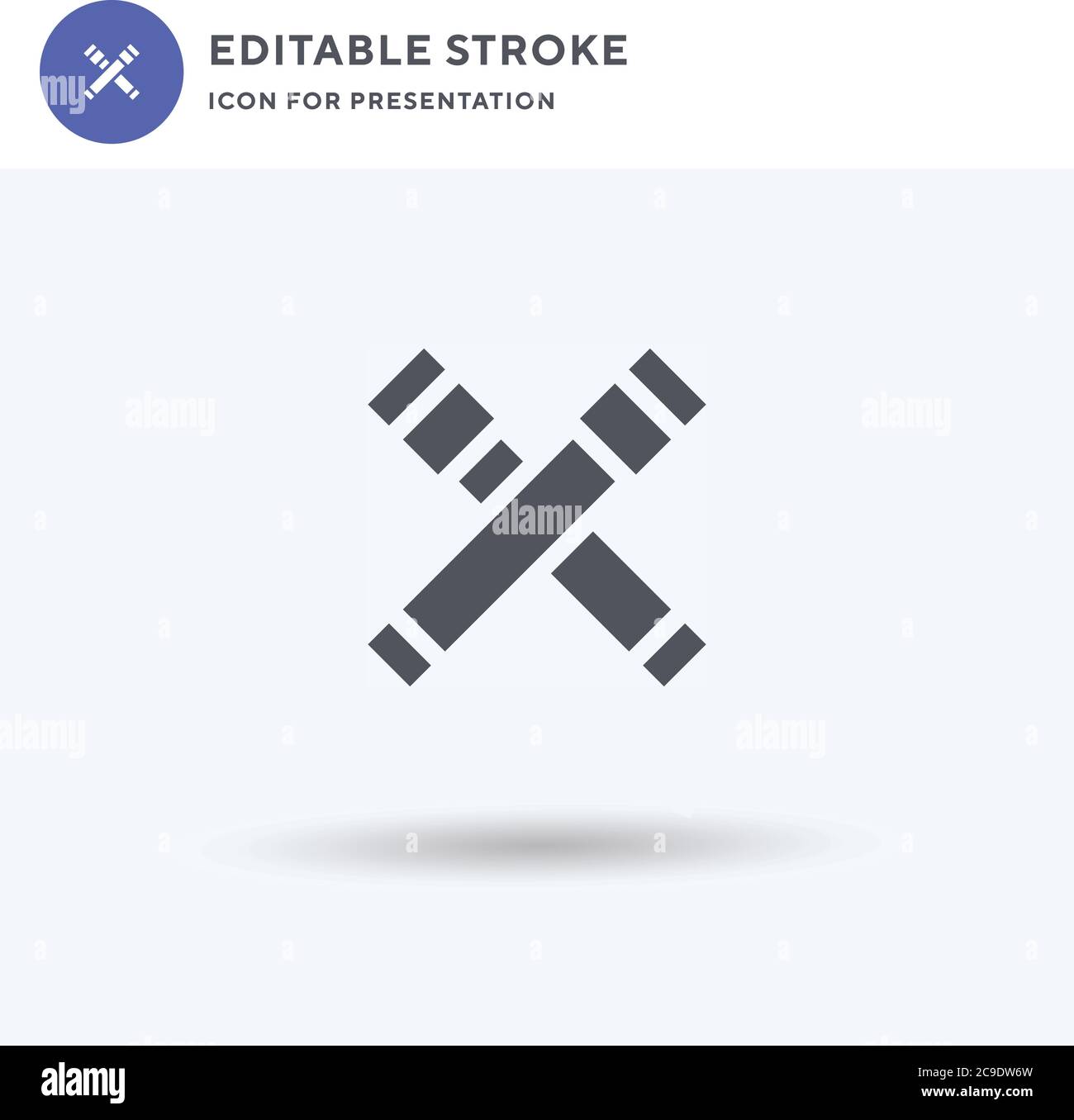 Flare icon vector, filled flat sign, solid pictogram isolated on white ...