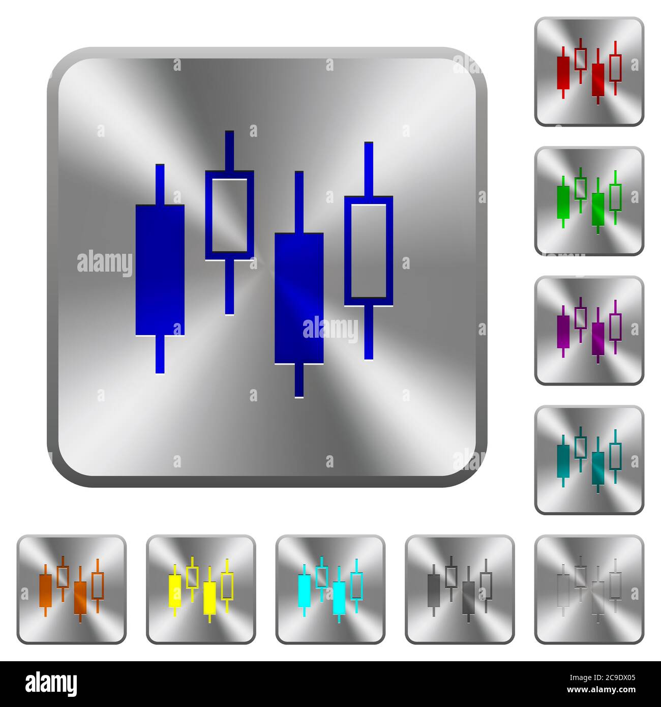 Red green candlestick chart on Cut Out Stock Images & Pictures - Alamy