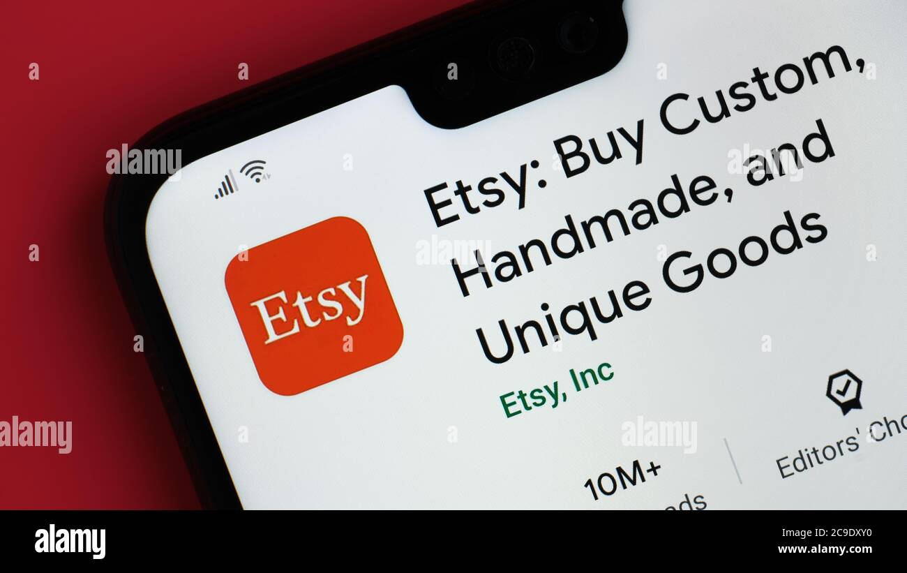 Etsy icon hi-res stock photography and images - Alamy