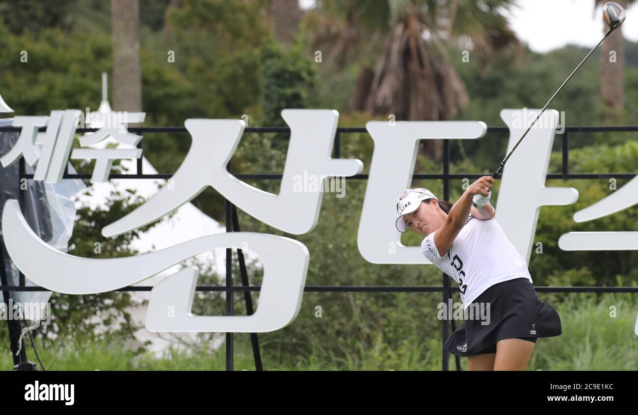 31st July, 2020. KLPGA's Jeju Samdasoo Masters Open Ko Jin-young, world No. 1 in women's golf ...