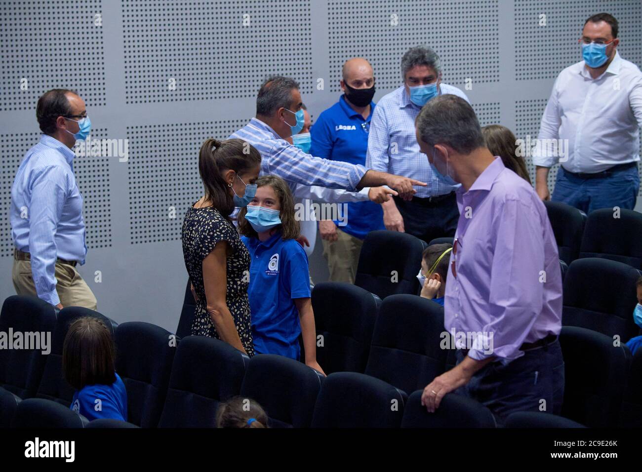 Llanera, Asturias, Spain. 30th July, 2020. King Felipe VI of Spain ...