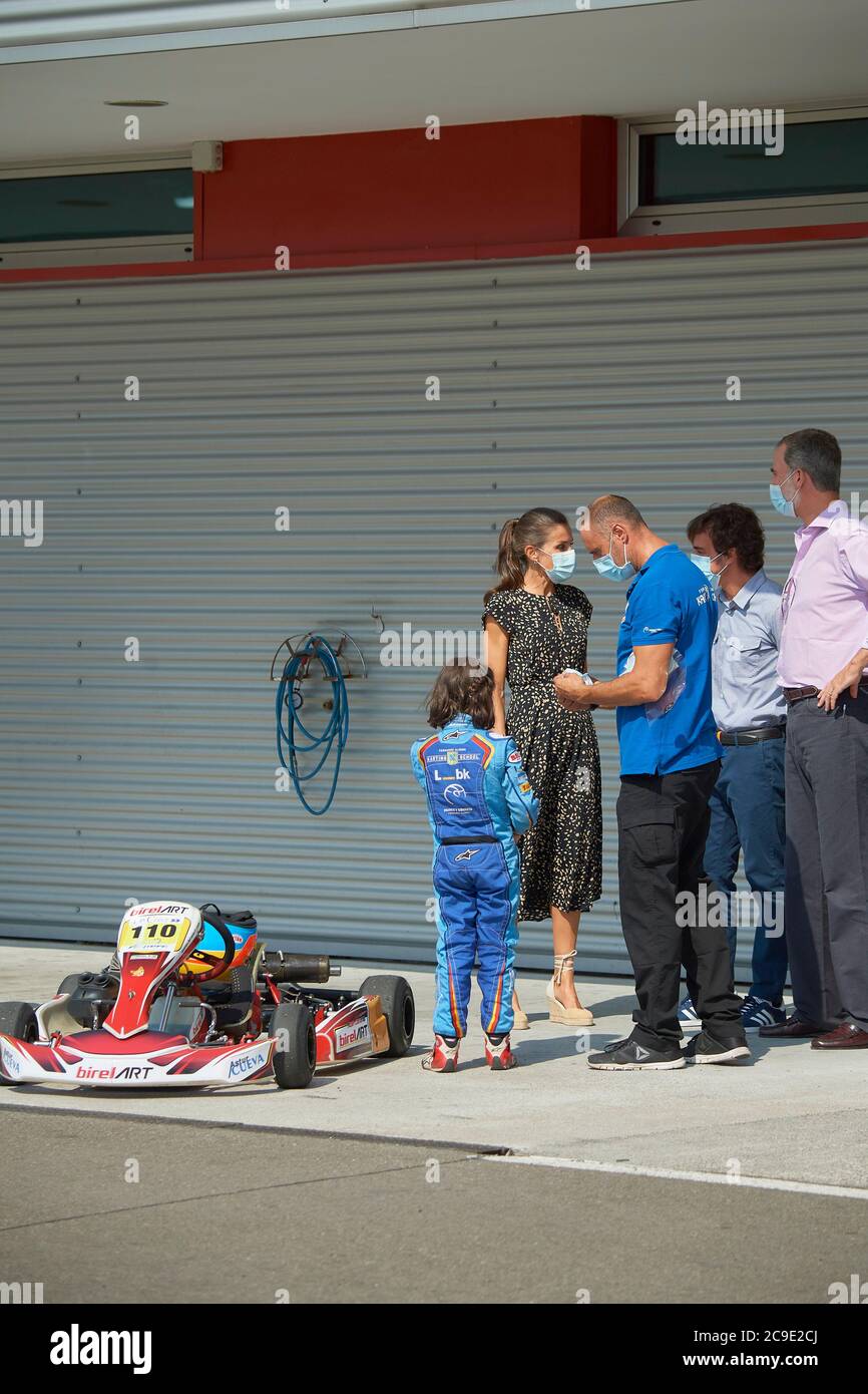 Llanera, Asturias, Spain. 30th July, 2020. King Felipe VI of Spain ...