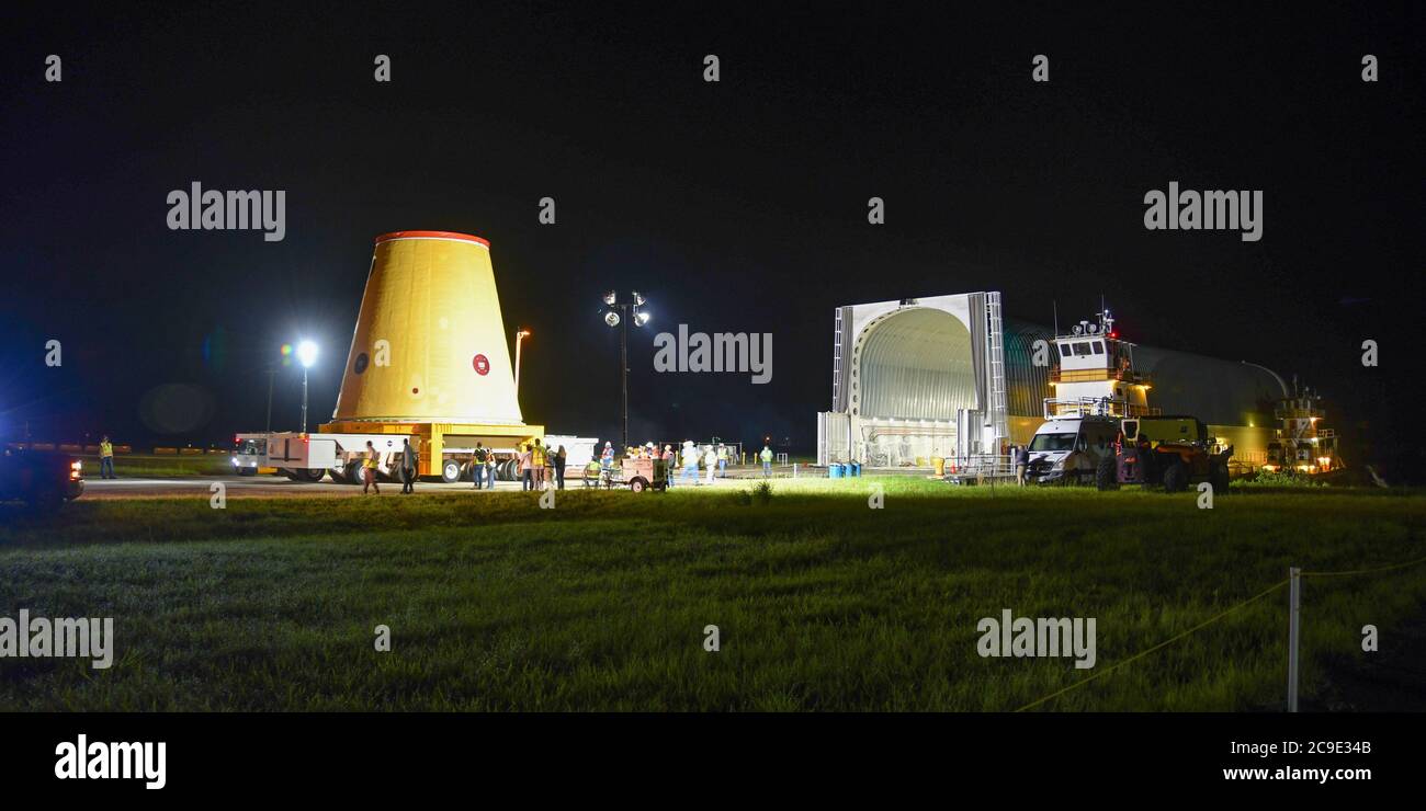 Kennedy Space Center, United States. 30th July, 2020. The SLS Rocket ...