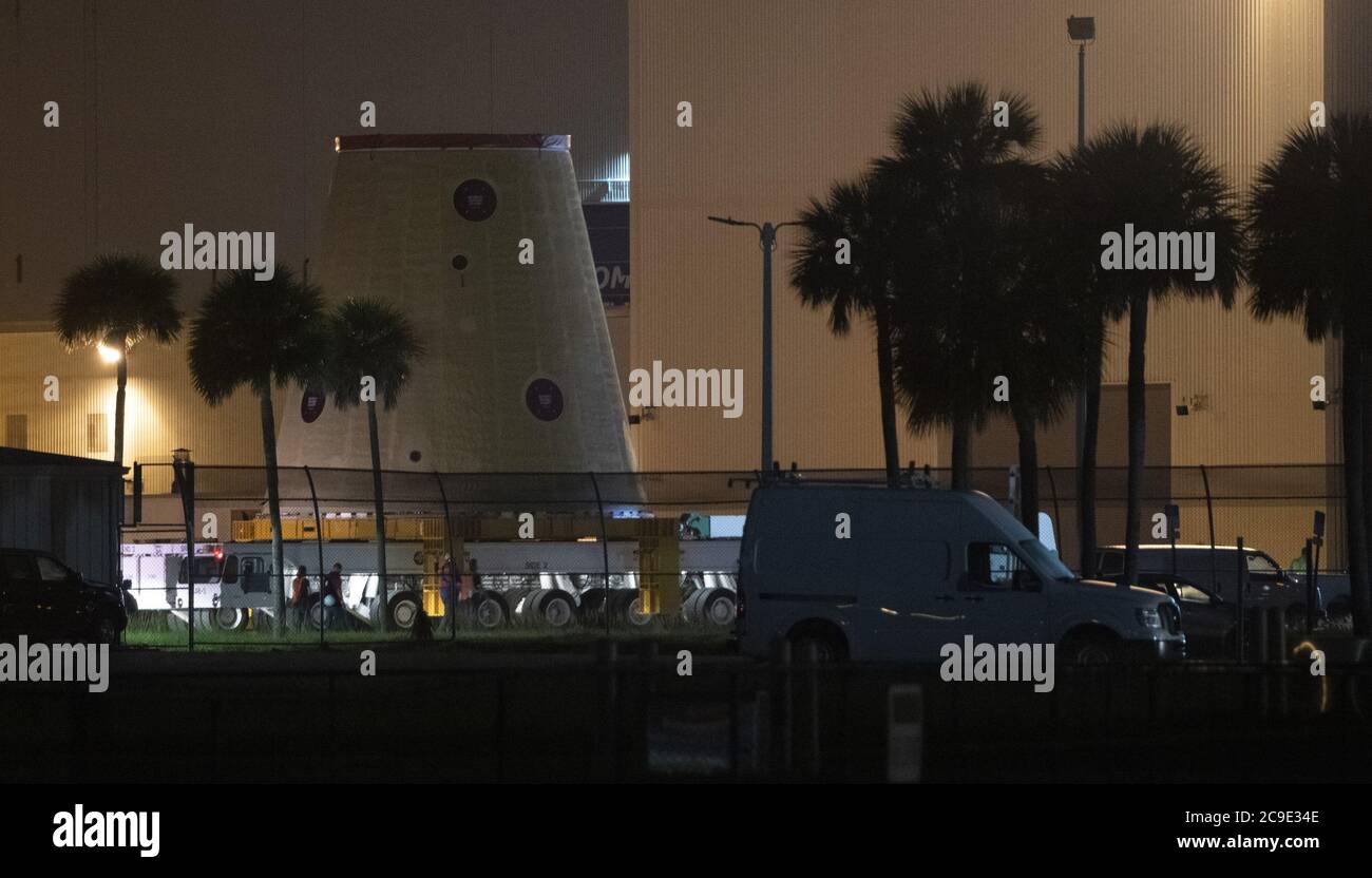 Kennedy Space Center, United States. 30th July, 2020. The SLS Rocket ...
