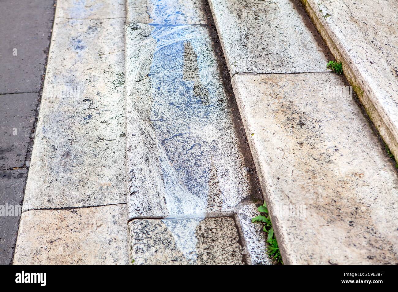 Marble exterior stairs , entrance to the cathedral Stock Photo - Alamy