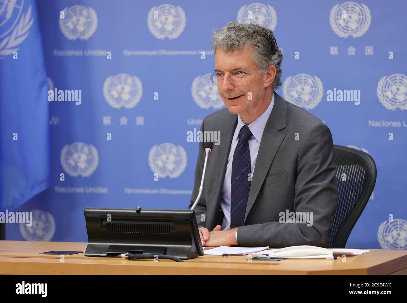 United Nations, New York, USA, July 30, 2020 - Christoph Heusgen ...