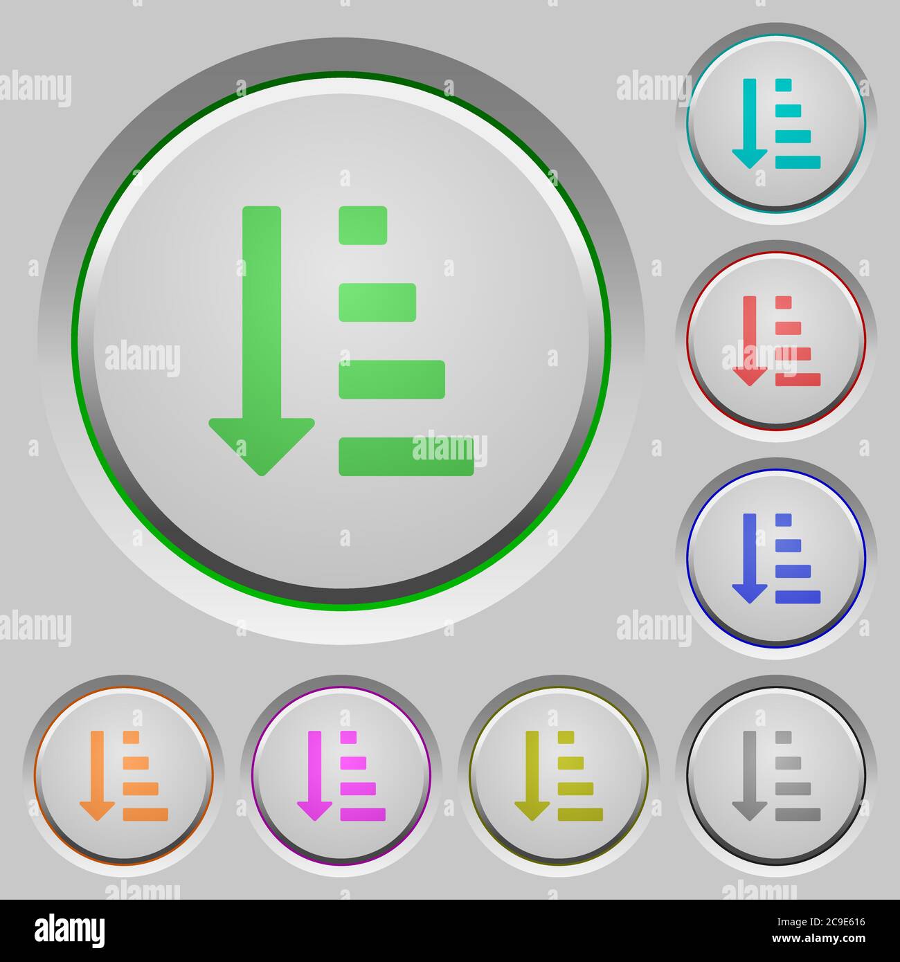 Increasing circle Stock Vector Images - Alamy