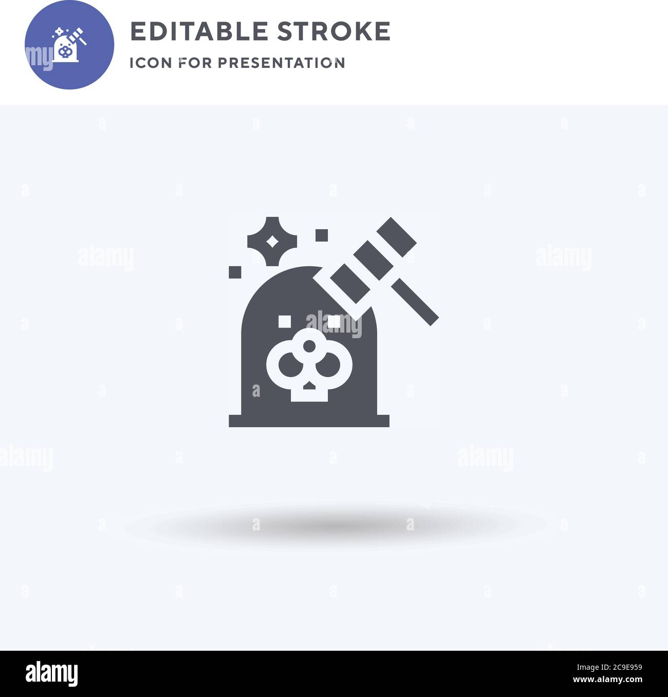 Whack A Mole icon vector, filled flat sign, solid pictogram isolated on ...