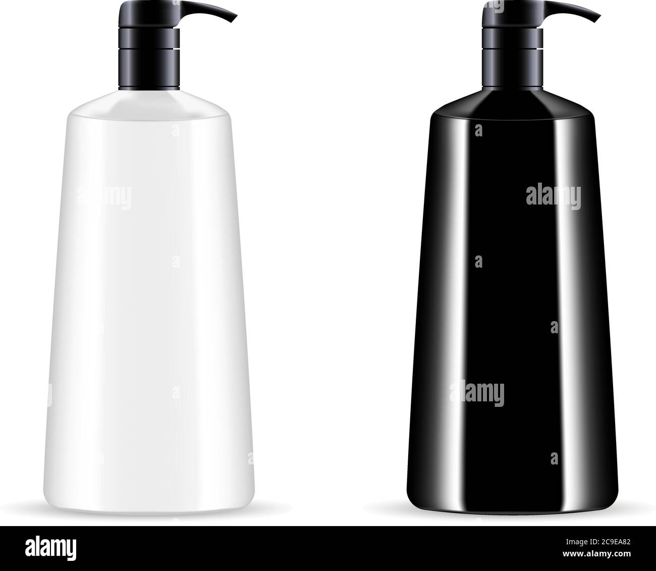White cream bottles water Stock Vector Images - Alamy