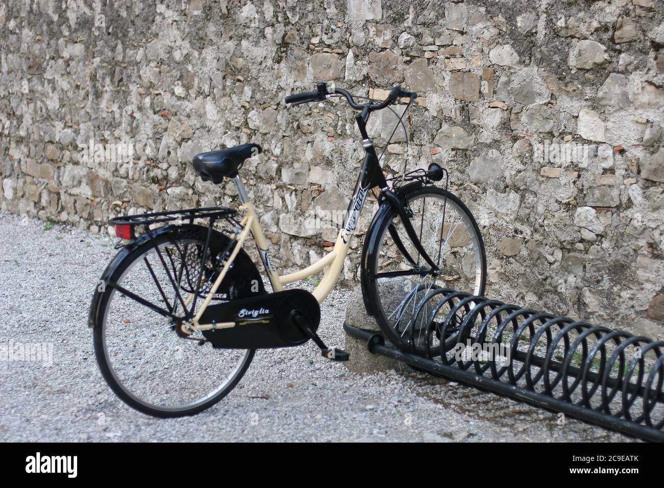 Italian Retro Bicycle Siviglia Esperia Holiday Stock Photo - Alamy